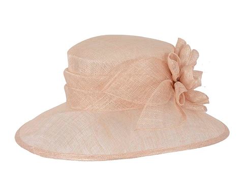 Large Nude Fashion Hat Buy Online At Fascinators Shop SP NU