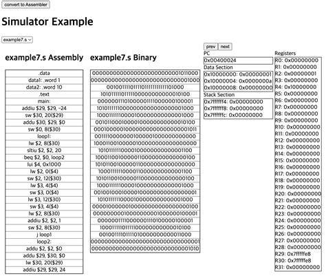 GitHub MipsSimulatorUNIST Mips React Examples Ts