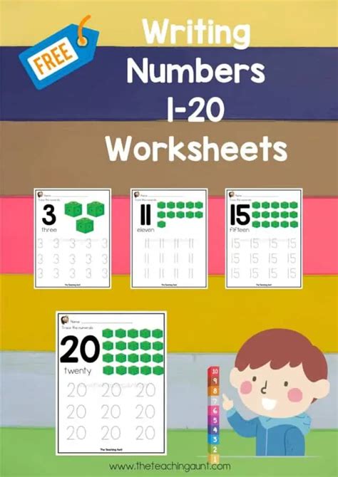 Writing Numbers To Worksheets PDF The Teaching Aunt