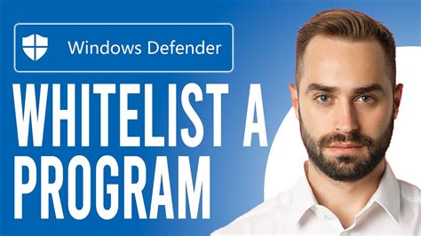 How To Whitelist A Program In Windows Defender Add An Exclusion To Windows Security YouTube