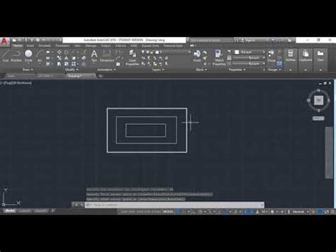 AutoCAD Tutorial Rectangle Command Elevation Command YouTube