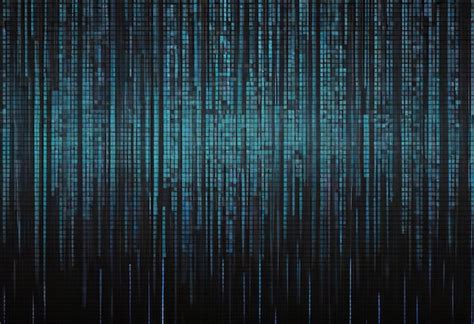 Premium Photo Stream Of Binary Matrix Code On The Screen Computer Matrix Numbers Concept Of