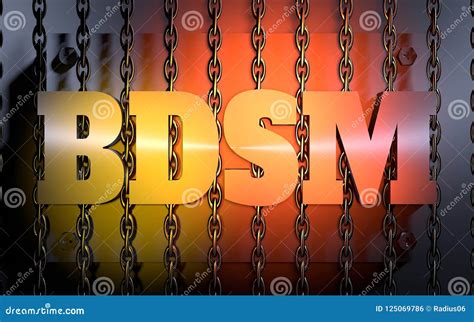 Bdsm Bondage Dominance Sadism Masochism Acronym Mindmap Concept