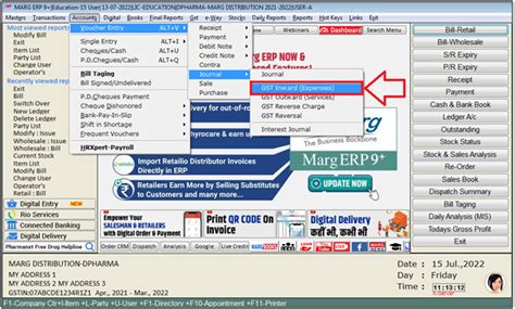 How To Create Fixed Assets Purchase Entry With Gst In Marg Software