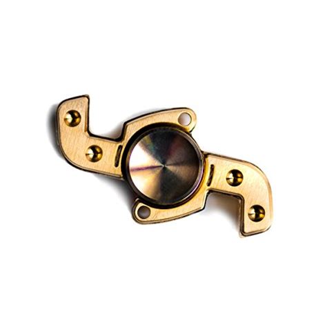The Original Fidget Master Solid Brass Spinner And Storage Case 3 5