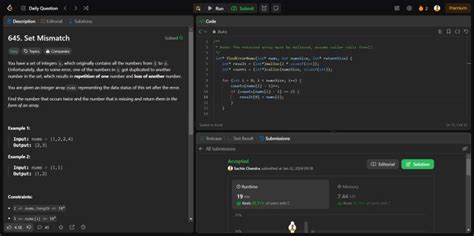 365daysofcode Drgvishwanathan Vitbhopal Vitbhopallions Leetcode