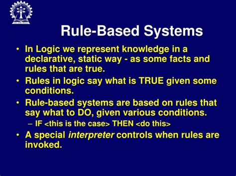 Ppt Rule Based Systems Powerpoint Presentation Free Download Id
