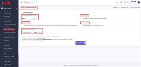 How To Configure Vimeo For Infixlms Aorasoft Helpdesk