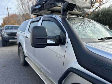 Extended Towing Mirrors Electric To Suit Isuzu D Max 2012 2019 Ps4x4