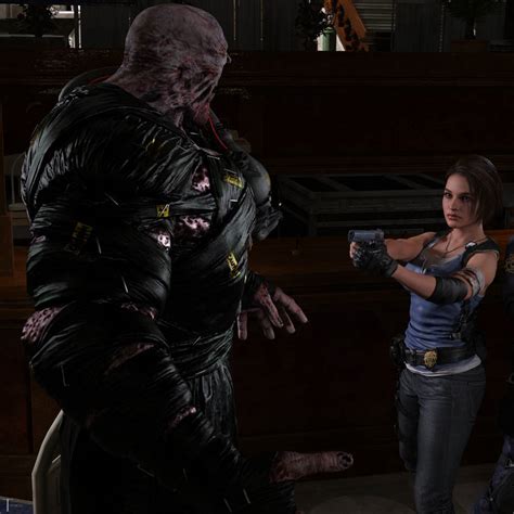 Jill Valentine Vs Nemesis In Rpd By Thenic123 On Deviantart
