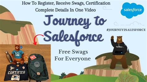 Free Salesforce Swags For Everyone Journey To Salesforce Program Freeswags Codingbuddies