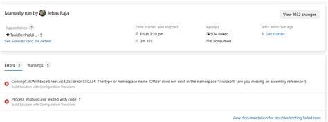 C Error Cs0234 The Type Or Namespace Name Office Does Not Exist In The Namespace