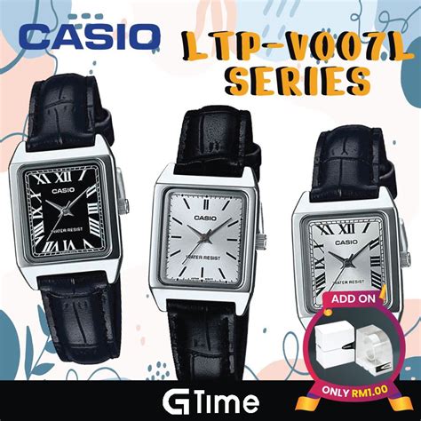 [1yr Warranty] Casio Watch Analog Womens Ltp V007l Series Ltp V007l 1b Ltp V007l 7b1 Ltp V007l