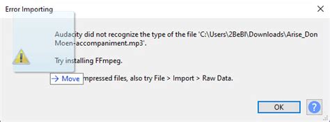 Cant Import Mp3 Files Windows Audacity Forum