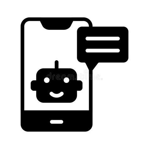 Trendy Icon Of Mobile Robot Artificial Intelligence Vector Design Stock Vector Illustration