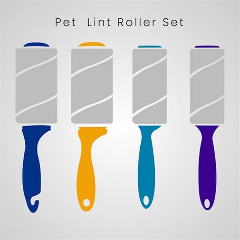 Premium Vector Vector Lint Roller Adhesive Lint Roller With A Sticky