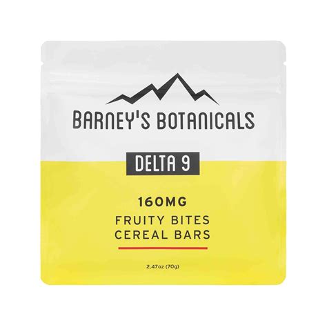 160mg Delta 9 Thc Cereal Bars Fruity Bites Proleve Distribution