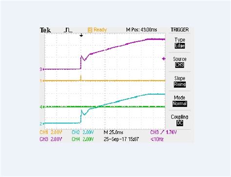 Sn74hc259 Sn74hc259n Vcc Ramp Glitch Logic Forum Logic Ti E2e