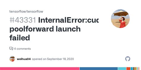 Internalerrorcudnn Poolforward Launch Failed · Issue 43331