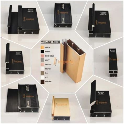 45mm Aluminum Shutter Profile And Handle Length 10 Feet At ₹ 600