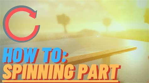 Roblox Studio How To Make Spinning Part In Minutes YouTube