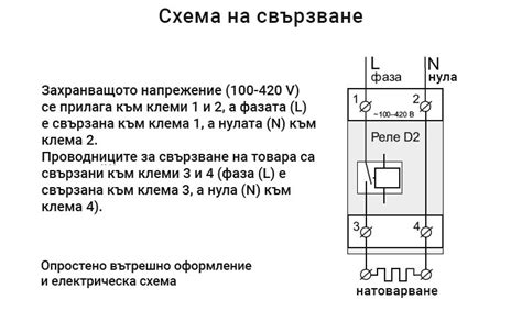Zubr D2 50 Релета за следене и контрол на напрежение с термозащита