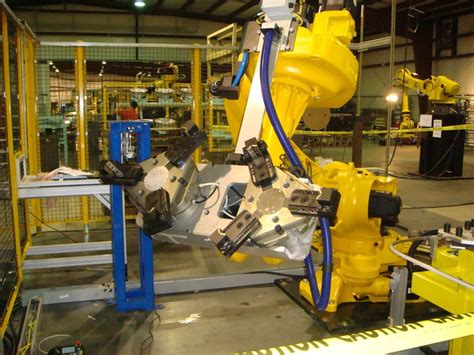 CNC Load And Unload Robotic Machine Tending MESH Automation Inc