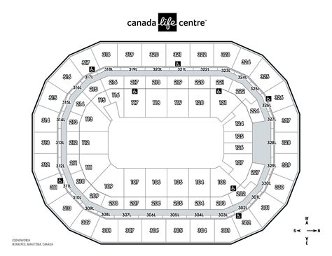 Seating Canada Life Centre Canada Life Centre