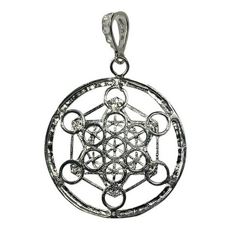 Joyaris Dije Medalla Gigante De Metatron En Plata Solida Ley 925 Dm