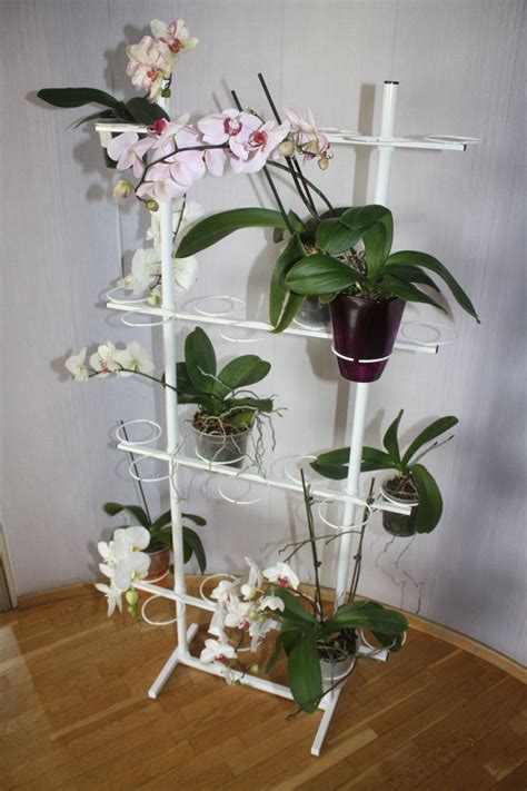 ᐉ Підставка для квітів Bestand Квін 170 на 28 вазонів з чотирма рухомими планками 170 см Білий