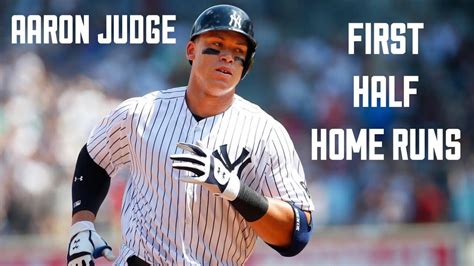 Aaron Judge 1st Half Home Runs Hd Youtube