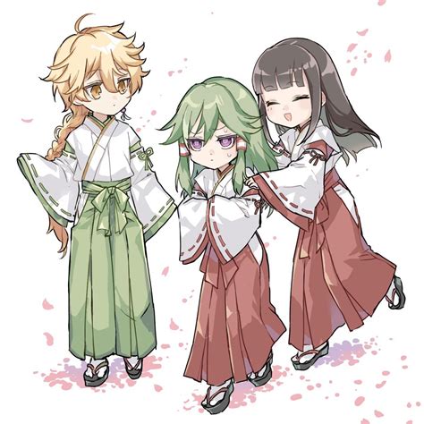Shrine Maidens Aether And Kuki R Aether Mains