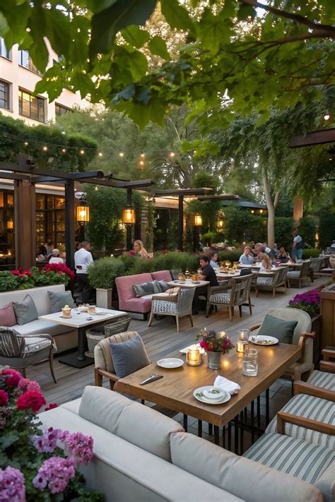 Terrazzo Restaurant Outdoor Dining Outdoor Patio Seating With Table Luxury Outdoor Dining