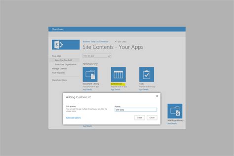 Sharepoint On Prem Data Integration Layer2 Business Data List Connector