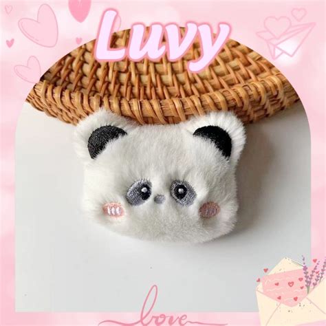 Gấu Bông Loopy Mini Dễ Thương Handmade Làm Kẹp Tóc Huy Hiệu đính Balo