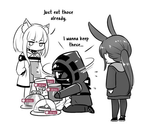 Nnonosui Amiya Arknights Doctor Arknights Infection Monitor