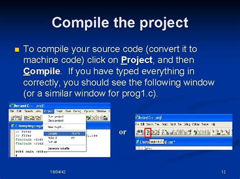 How To Use The Borland C Compiler Version
