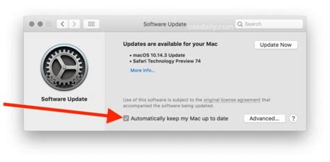 How To Enable Auto Update For MacOS System Software