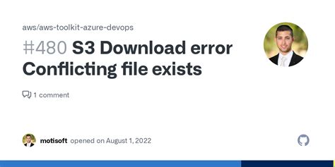 S3 Download Error Conflicting File Exists · Issue 480 · Awsaws Toolkit Azure Devops · Github
