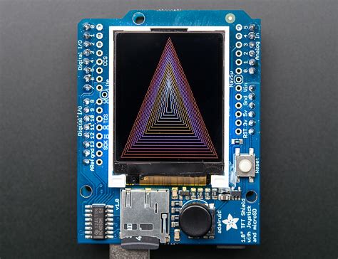 Adafruit Bit Color Tft Shield W Microsd And Joystick Raspberry Pi