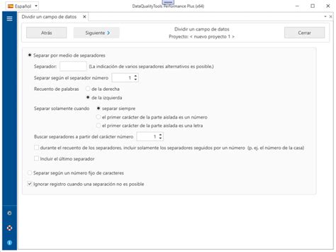 Dividir Un Campo De Datos En Dos Campos De Datos