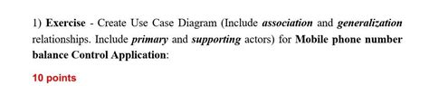 Solved Create Use Case Diagram Include Association And Chegg