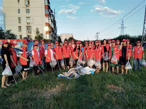 裕龙六区在职党员月末清洁日活动 社区