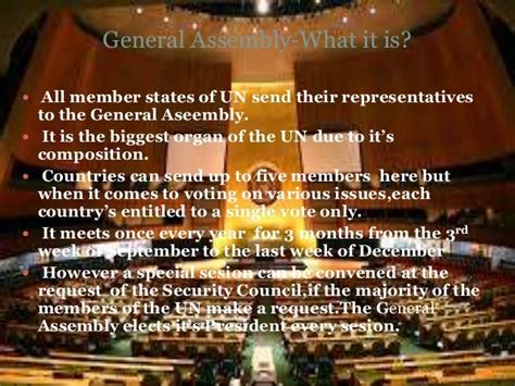 The United Nations General Assembly All About The General Assembly The United Nations General Assembly All About The General Assembly