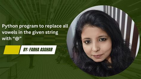 Python Program To Replace All Vowels In The Given String With Class 11 And 12 Computer