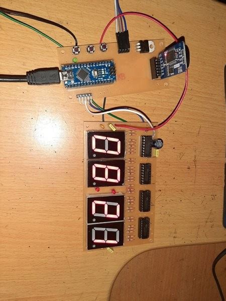 Jual Pcb Arduino Driver 74hc595 74hc 595 Seven Segment 1 Inchi 4 Digit