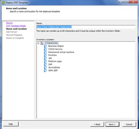 Installation Of Cisco Prime Collaboration Deployment Root