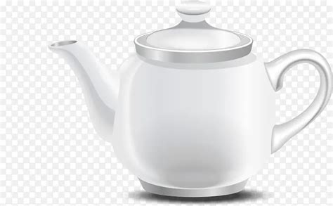 白色卡通茶壶PNG图片素材下载 图片编号ywwglvom 免抠素材网
