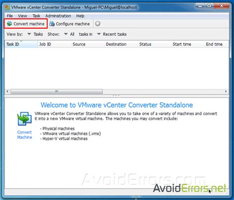 How To Migrate A Physical Workstation To ESXI Server AvoidErrors