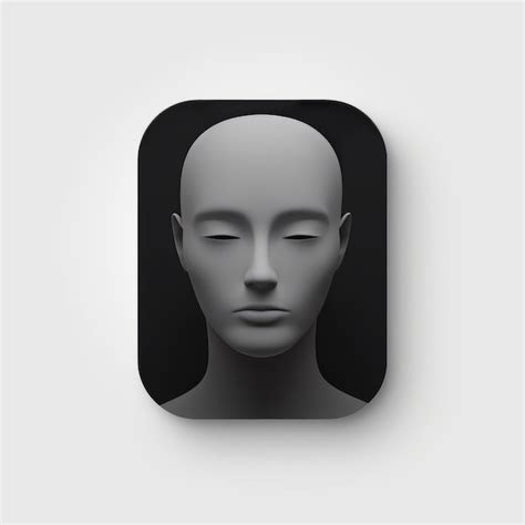 Premium Photo Minimalistic Grey Toned Default Profile Image For App